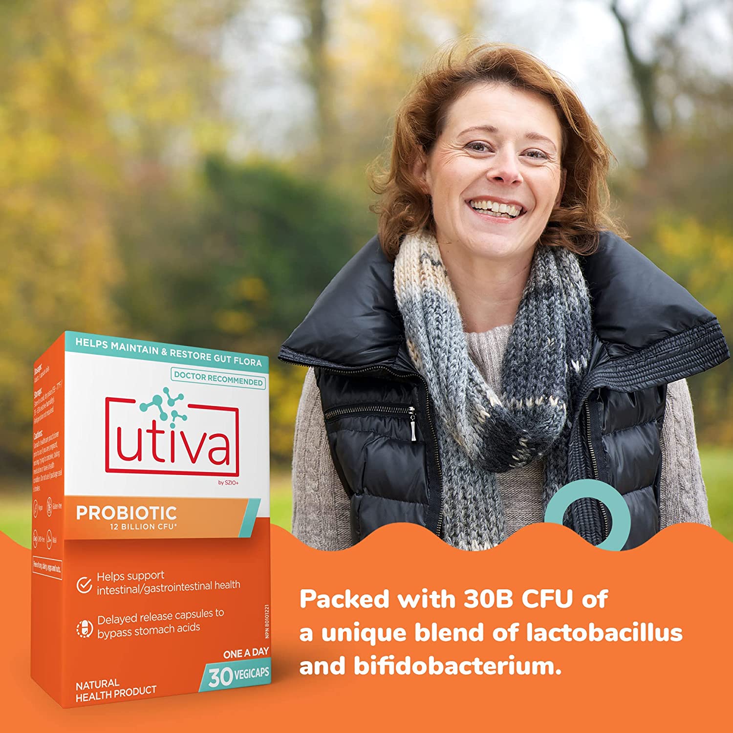 Meesoo. Utiva - Probiotic 30 Vegi Caps