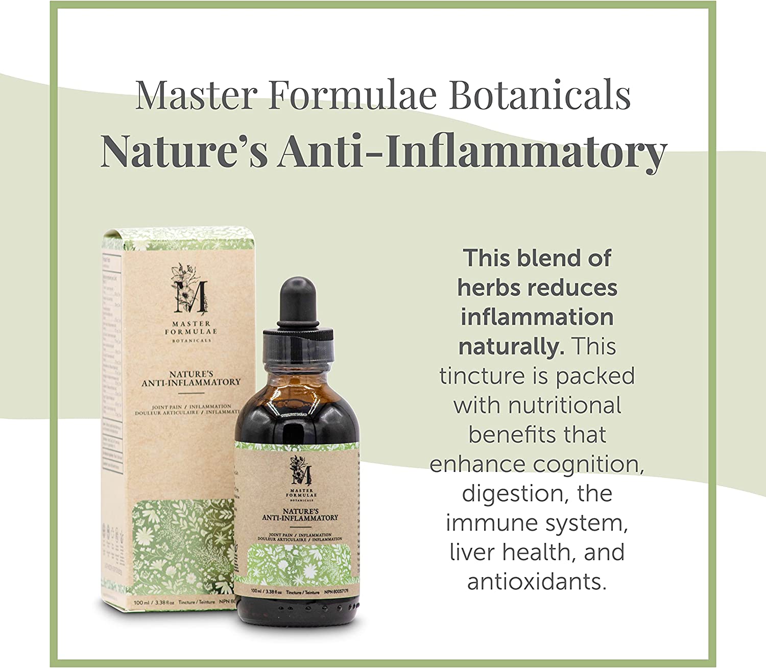 Meesoo. Master Formulae - Nature's Anti-inflammatory Herbal Tincture 100ml