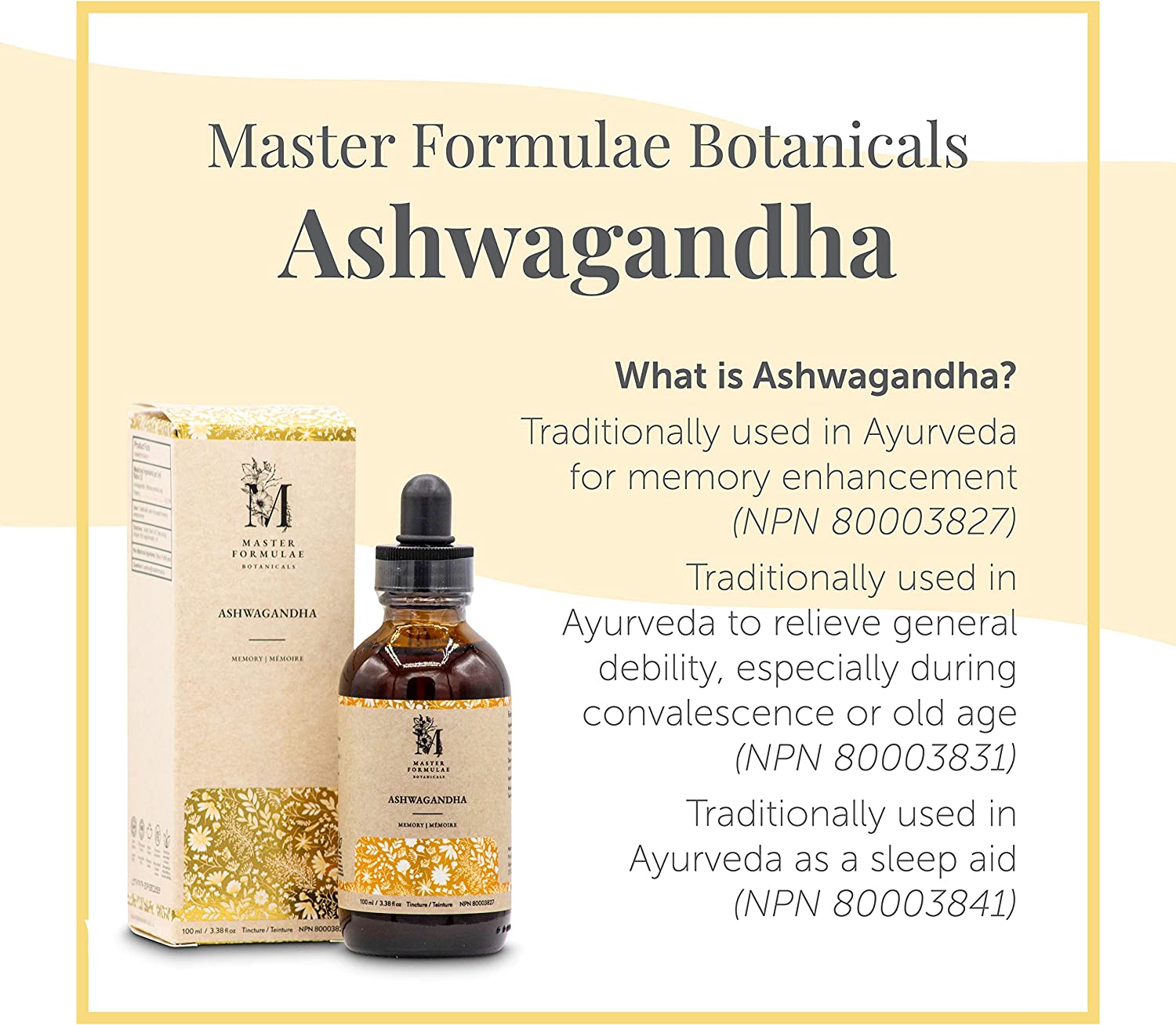 Meesoo. Master Formulae - Ashwagandha Root Herbal Tincture 100ml